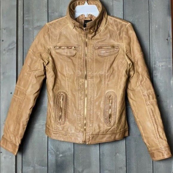 Reserved | Jackets & Coats | Faux Leather Biker Jacket | Poshmark